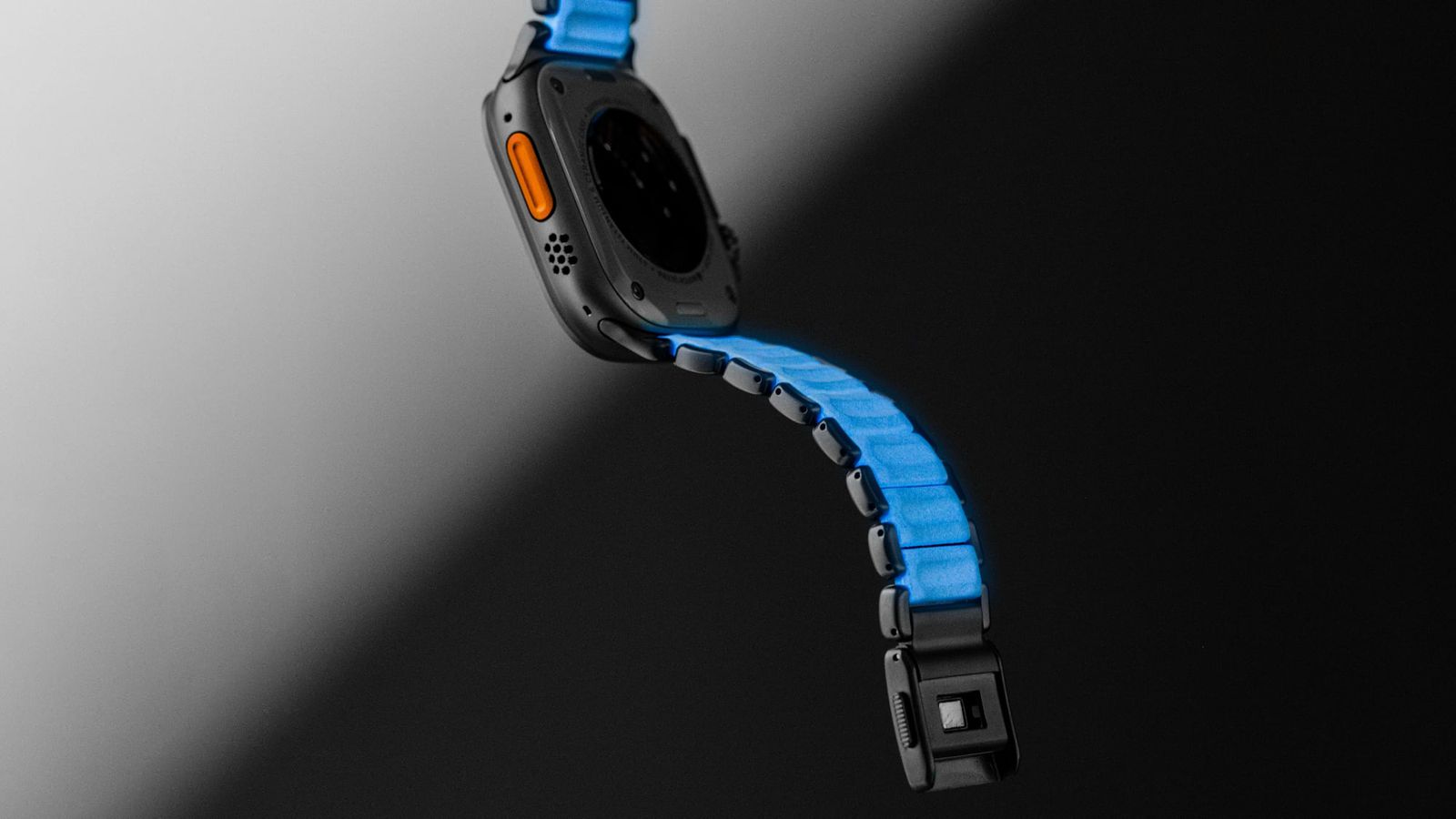 Nomad Launches Hybrid Titanium Apple Watch Band in New 'Icy Blue Glow ...
