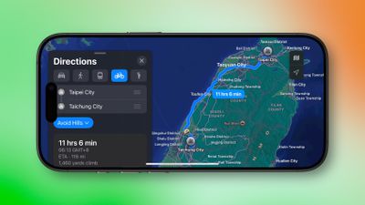 cycling directions apple maps taiwan
