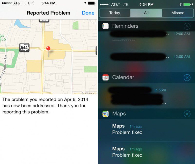 Apple Testing Maps Notifications to Inform Users of Fixed Problems ...