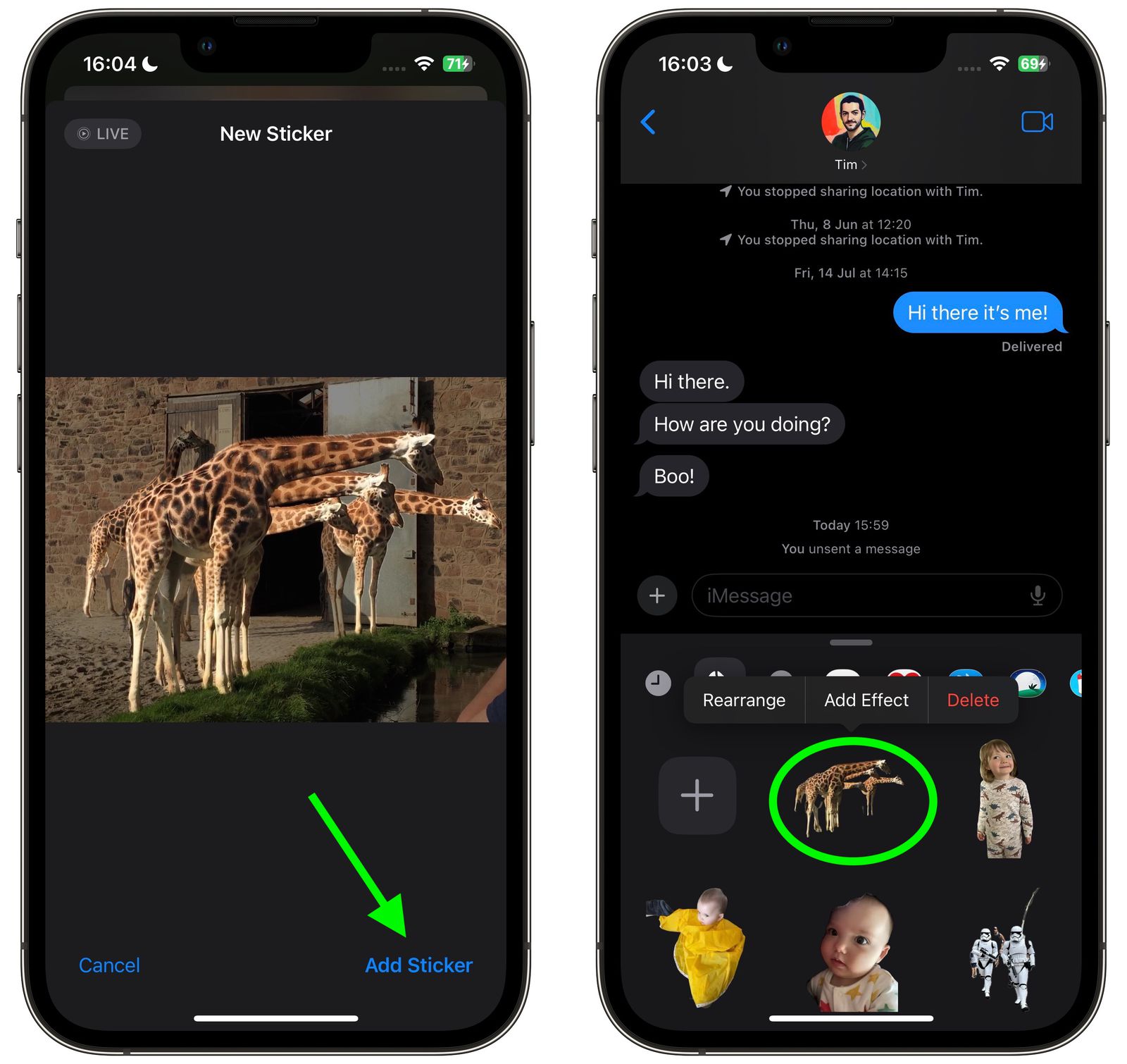 Turn Live Photos into Animated Messages Stickers on iPhone - MacRumors