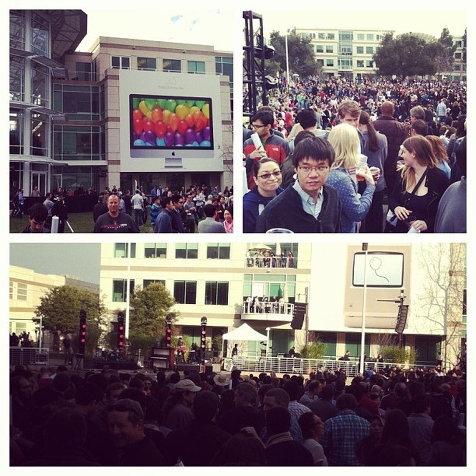 Apple Campus Celebrates 30th Mac Anniversary With One Republic ...