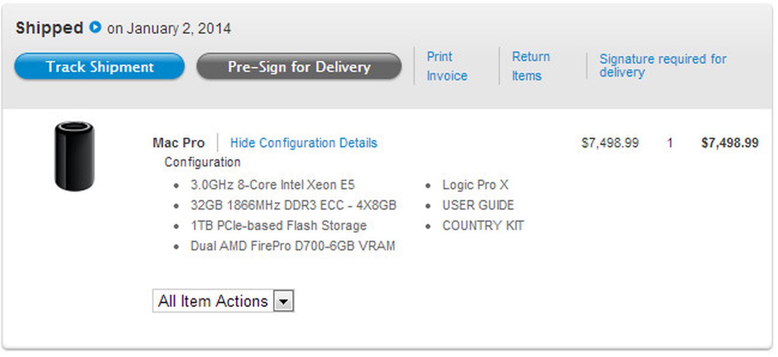 Mac Pro Build-To-Order Units Start Shipping to Customers - MacRumors