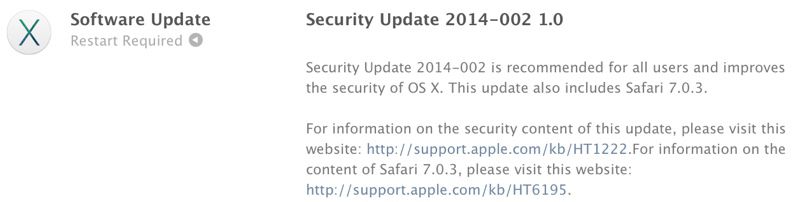 Apple Releases OS X Security Update for Mavericks, Mountain Lion, and ...