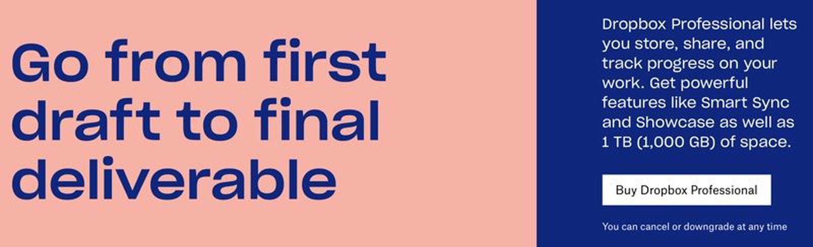 Dropbox Launches New 'Dropbox Professional' Account Option for ...