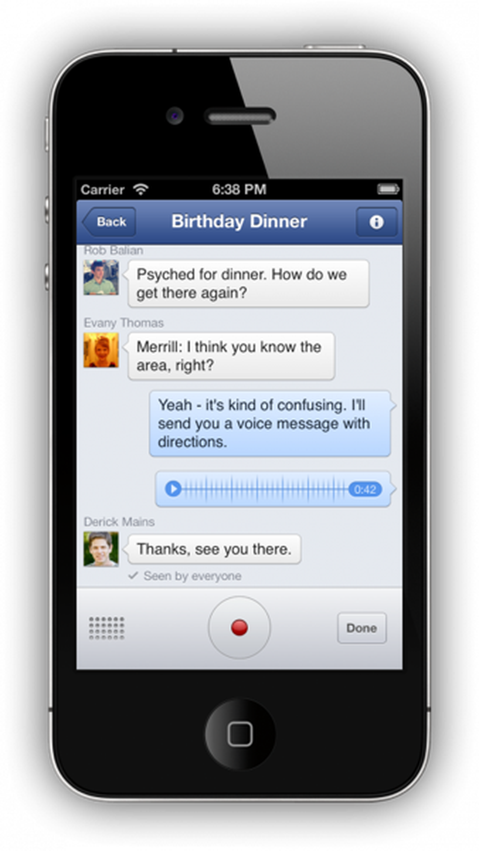 Facebook Messenger App Updated With Voice Messages, Testing VoIP ...