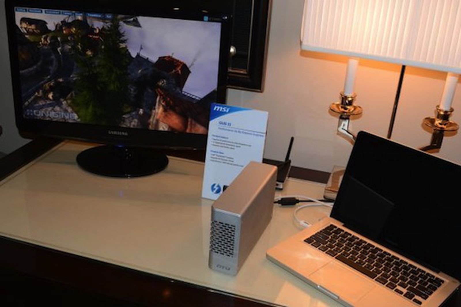 CES 2012: MSI Shows Off Thunderbolt-Connected External GPU - MacRumors