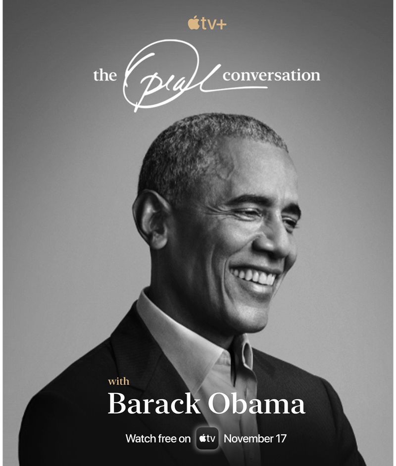 Barack Obama Interview Airing November 17 on Apple TV+ Show 'The Oprah ...