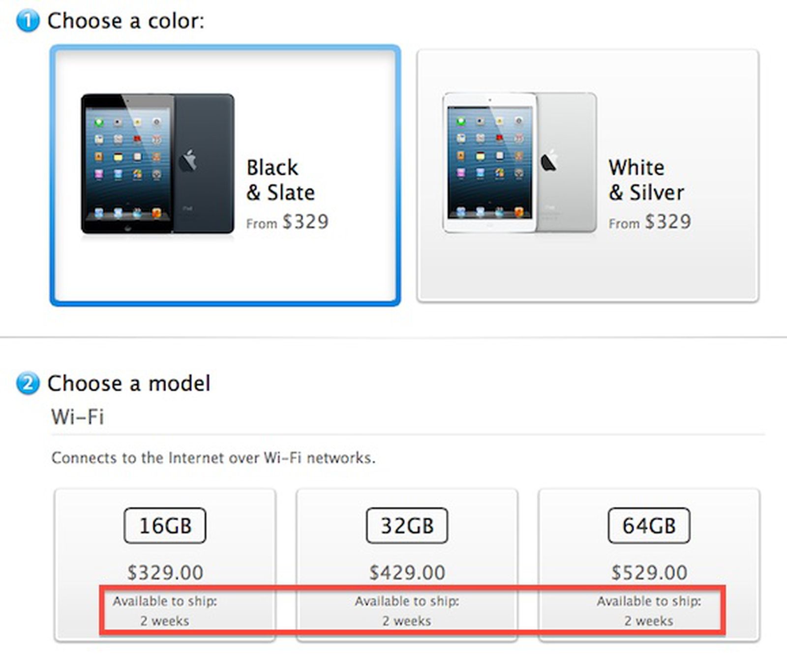 Apple Sells Out of Remaining Launch Day iPad Mini Pre-Order Stock ...