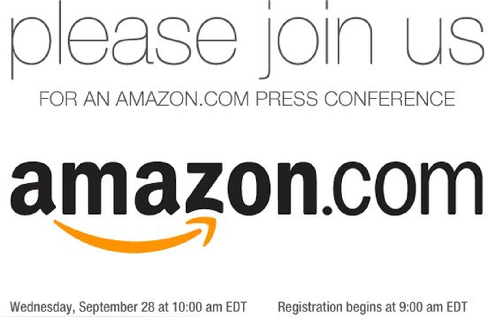 Amazon Media Event Set for September 28th, Tablet Announcement Expected ...