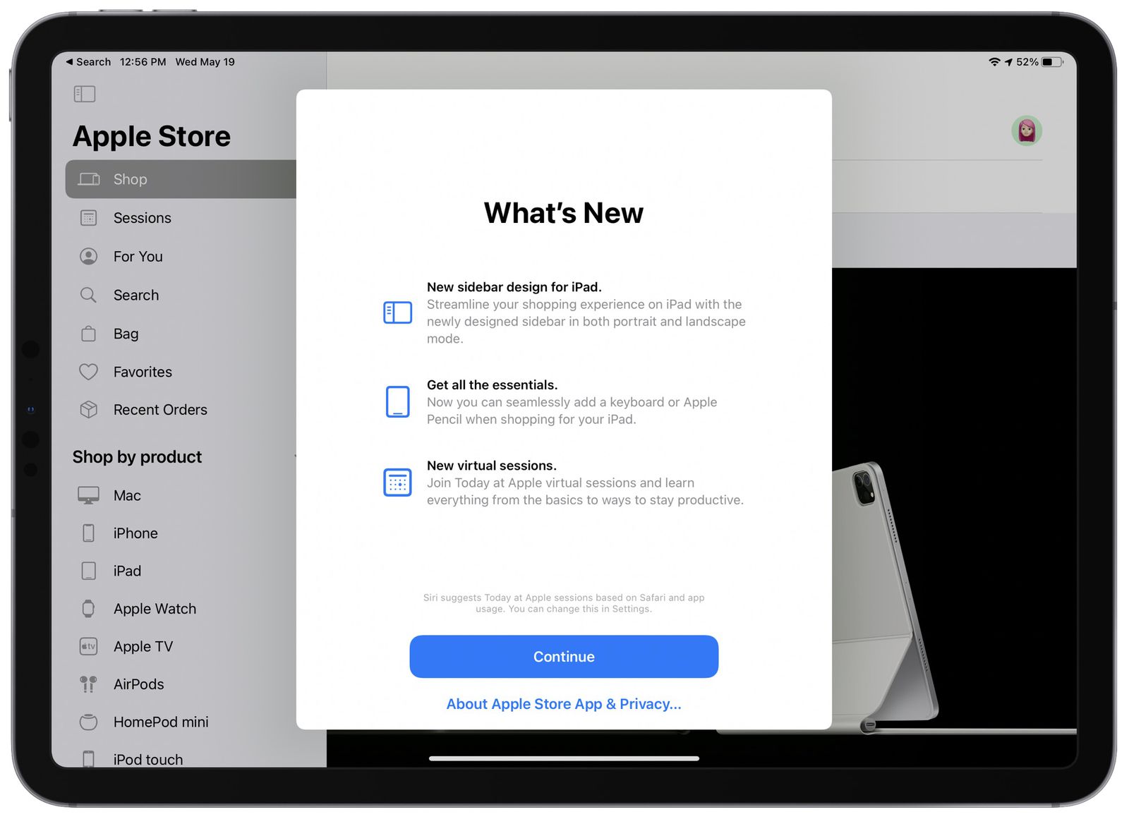 Apple Store App on iPad Gets Redesign - MacRumors