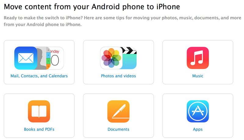 Apple Launches Guide for Android Users Switching to iPhone - MacRumors