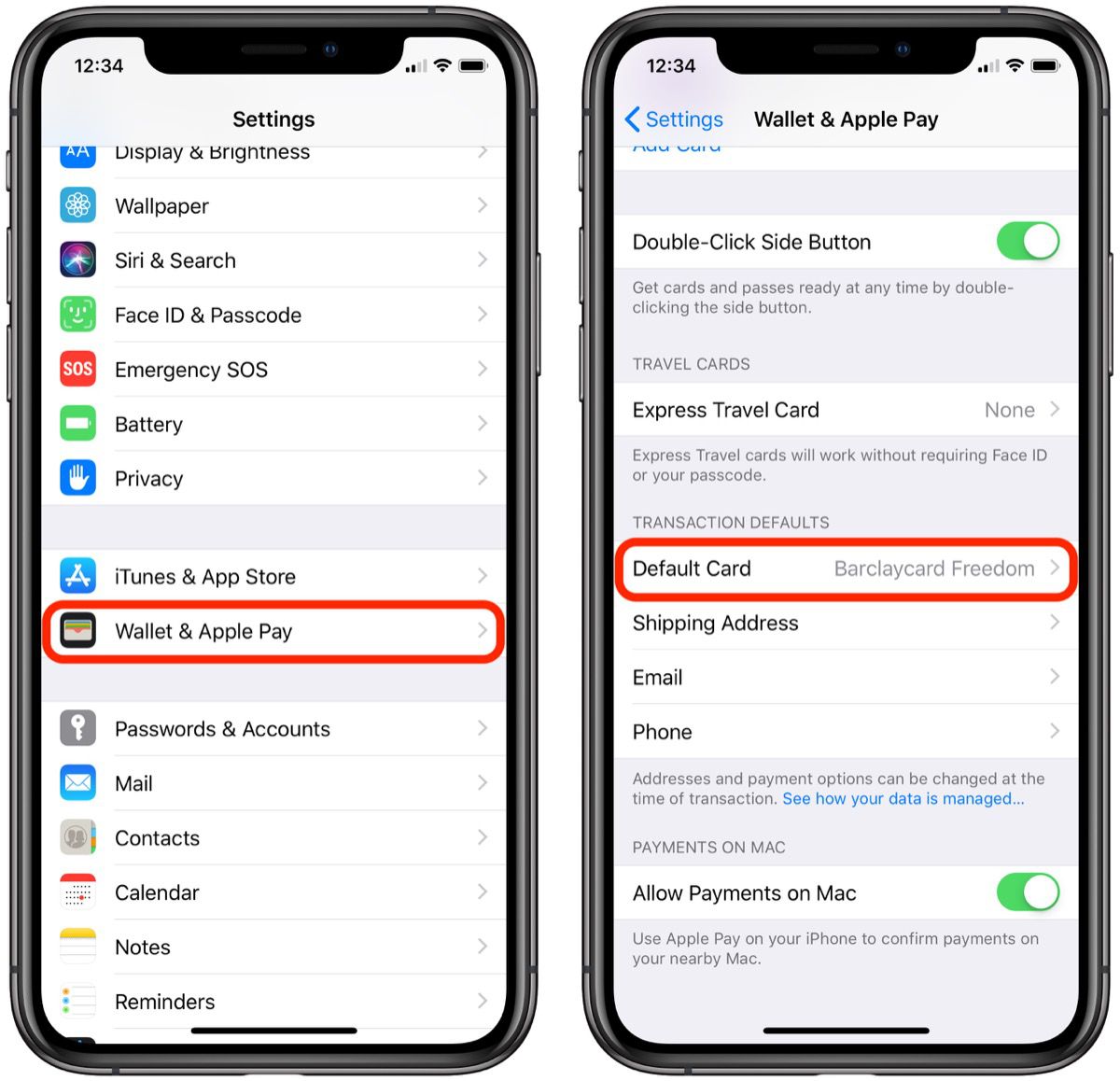 How to Change Your Default Card for Apple Pay Purchases on Your iPhone ...