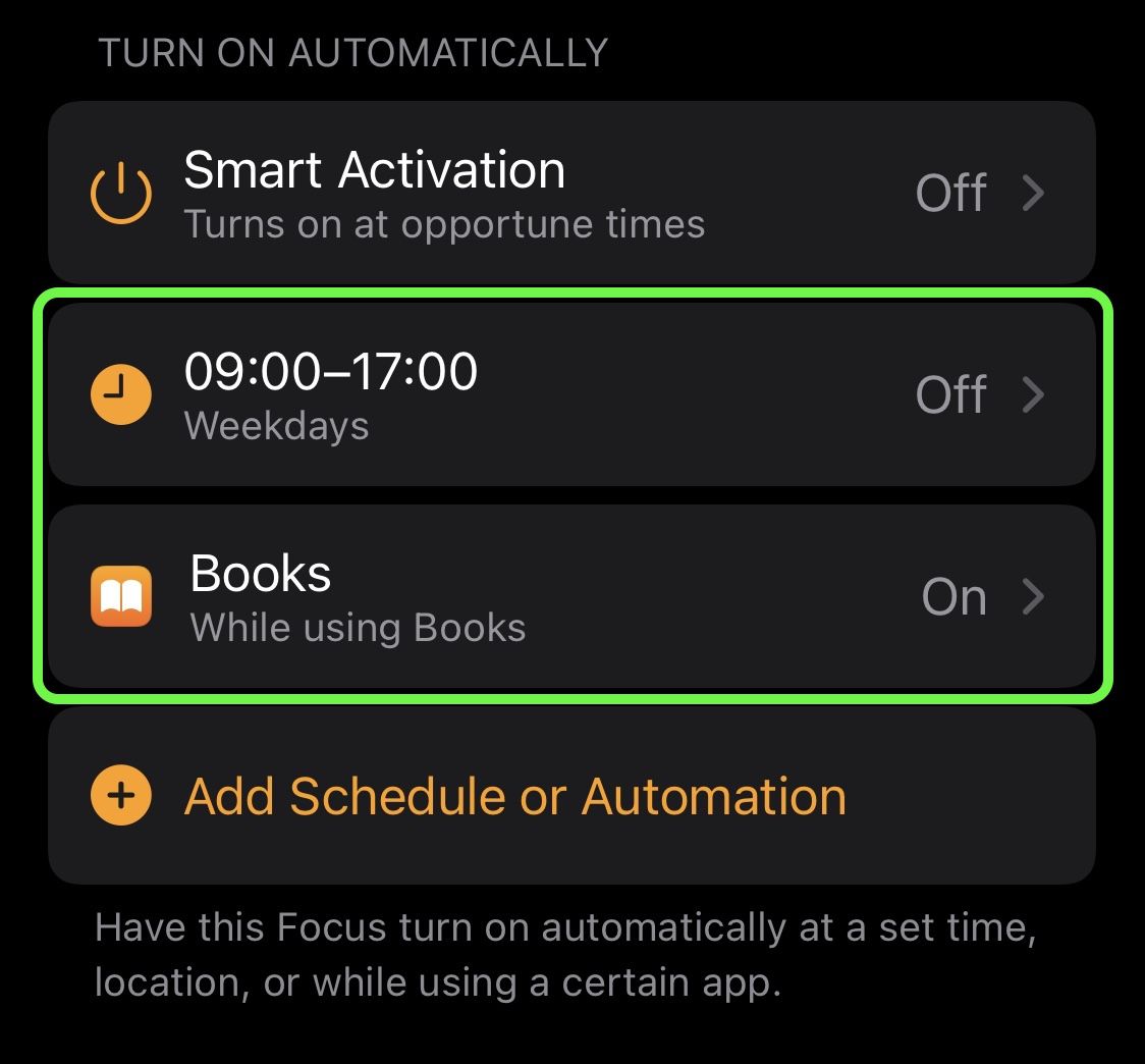 How To Schedule And Automate Focus Modes Macrumors