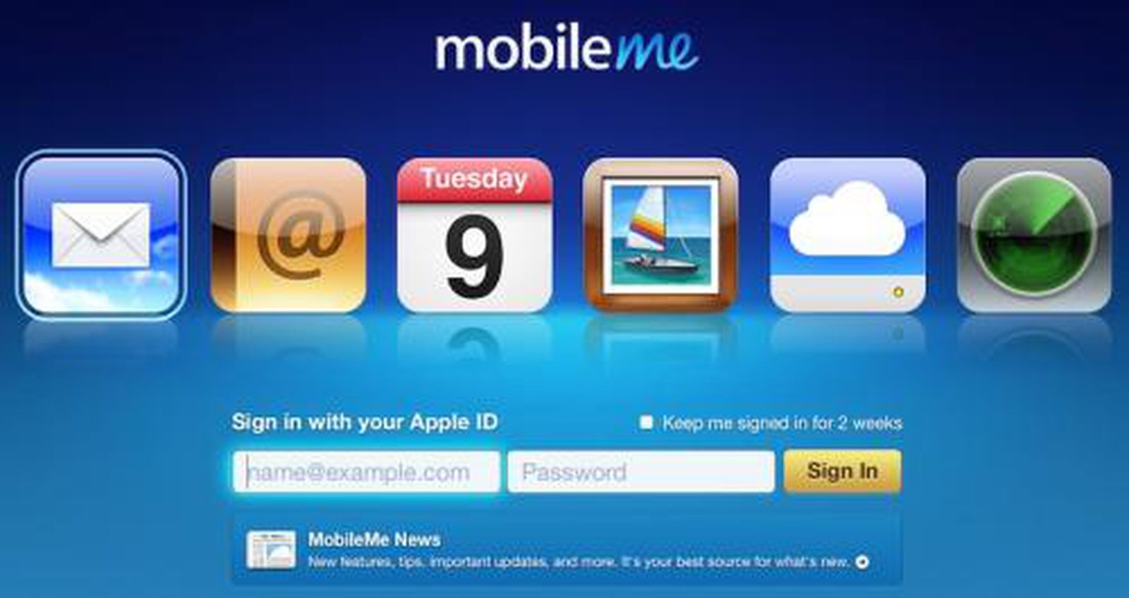 iOS 4.2 Notes: Revamped Me.com Login Page, iWork for iPad and Find My ...