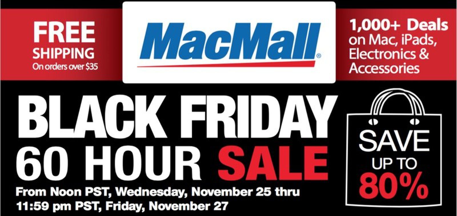 MacMall's 60-Hour 2015 Black Friday Sale Kicks Off With Solid Deals on ...