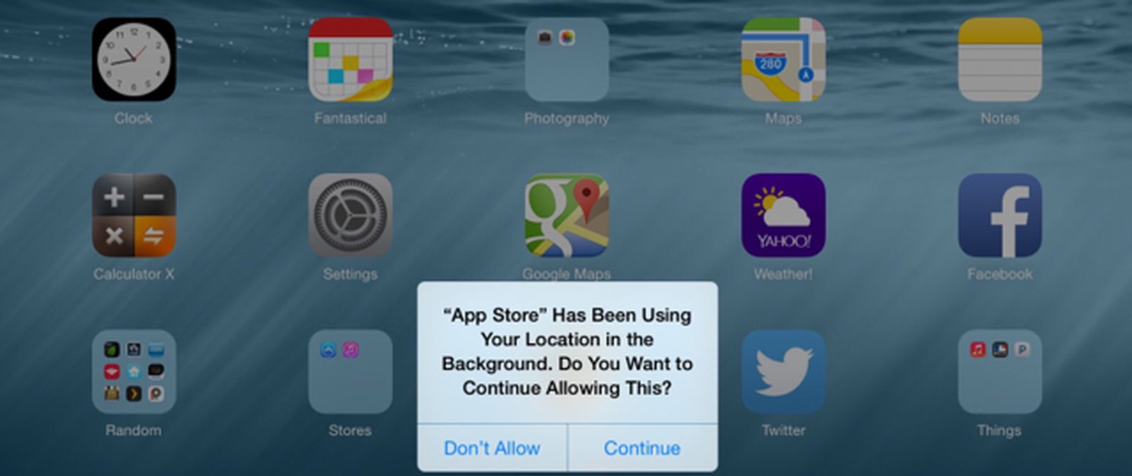 iOS 8 Prompt Asks Users Whether Apps Can Continue Using Location Data ...