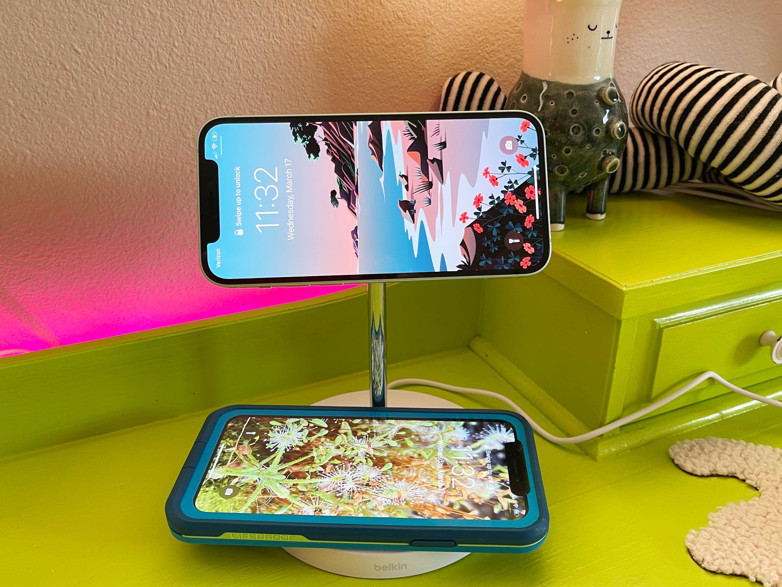 Boost Charge Pro 2-in-1 Wireless Charger Stand with MagSafe Review ...