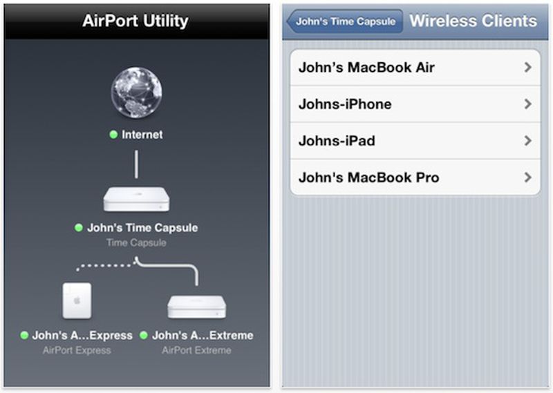 'AirPort Utility' for iOS 5 Hits the App Store - MacRumors