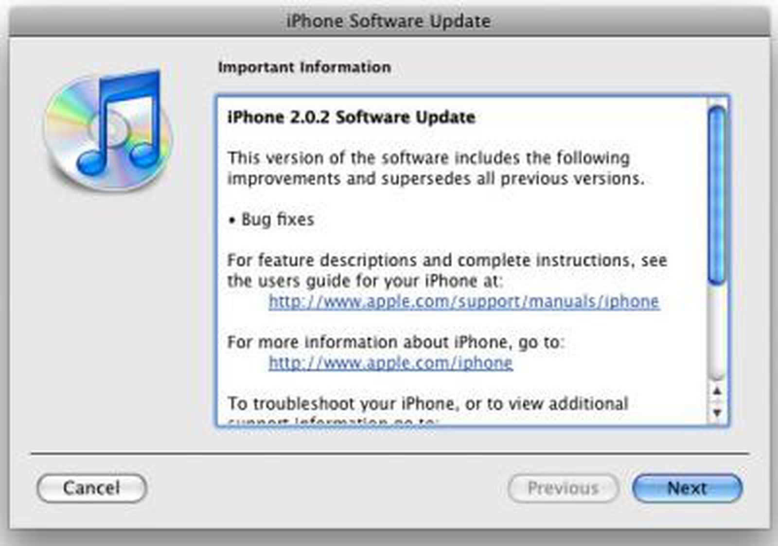 iPhone Firmware 2.0.2 Released - MacRumors