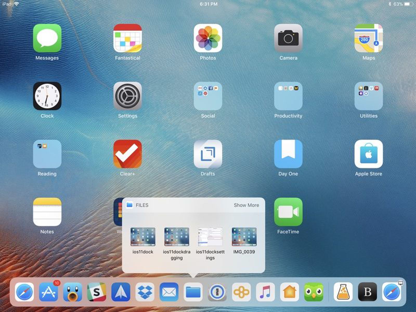 How to Use the New iPad Dock in iOS 11 - MacRumors