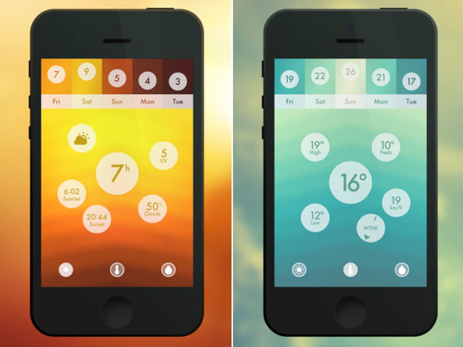 Minimalistic Gesture-Controlled Weather App Haze Hits the App Store ...