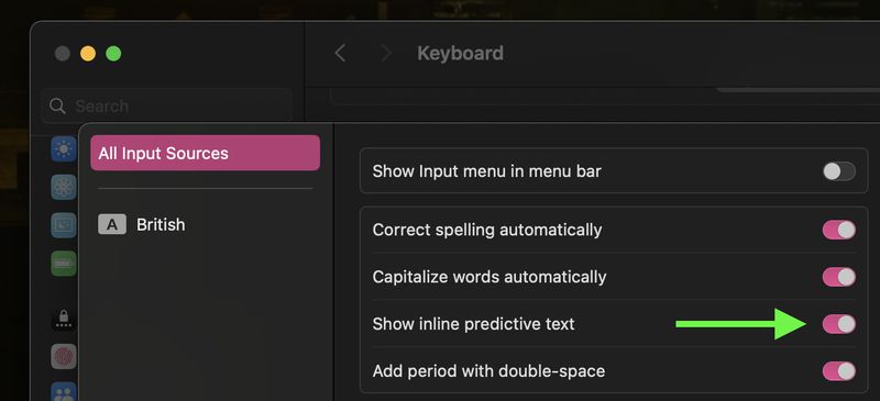 How to Disable Inline Predictive Text on Mac - MacRumors