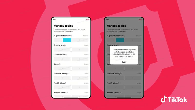 TikTok Adds Toggle to Limit AI Content in For You Feed - MacRumors