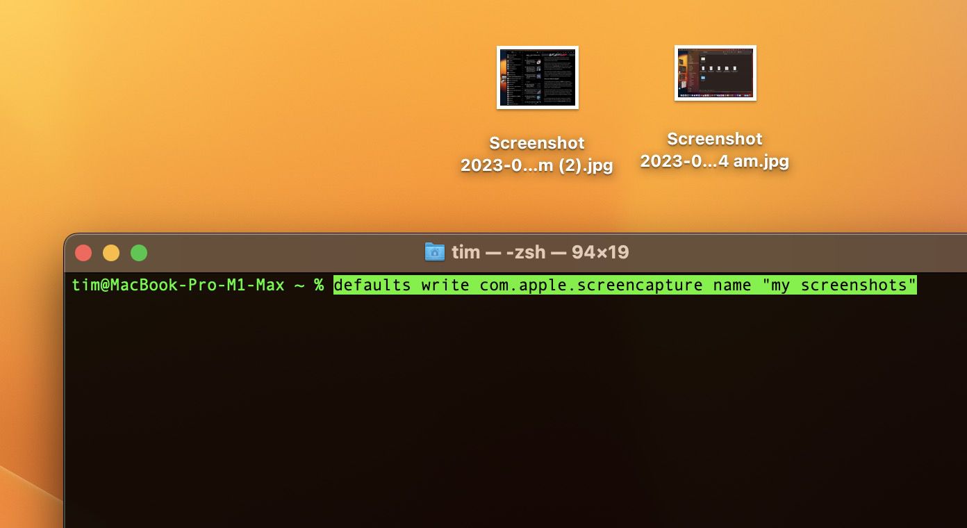 How to Change the Default Filename of Screenshots in macOS - MacRumors