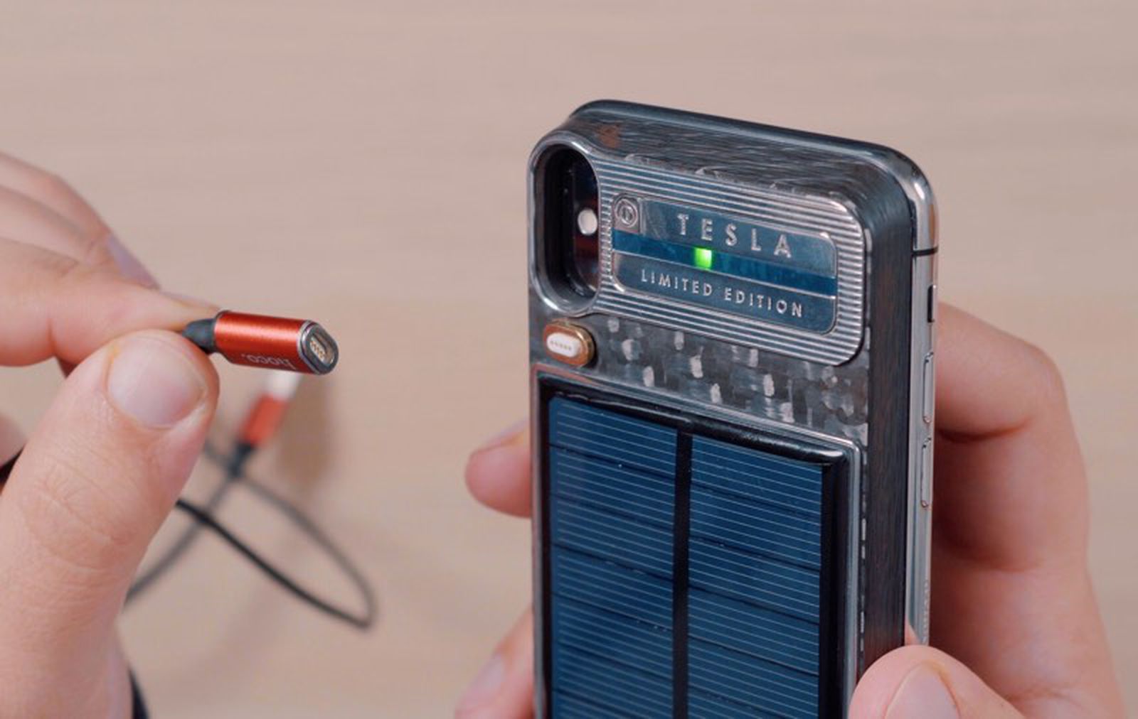 Hands-On With Caviar's $4,400 'Tesla' Solar-Charging iPhone X - MacRumors
