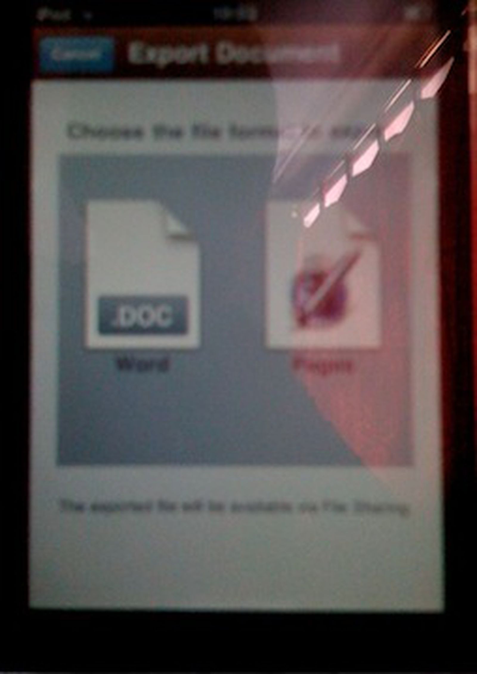 Screenshots of Pages for iPhone and iPod Touch? [Updated] - MacRumors