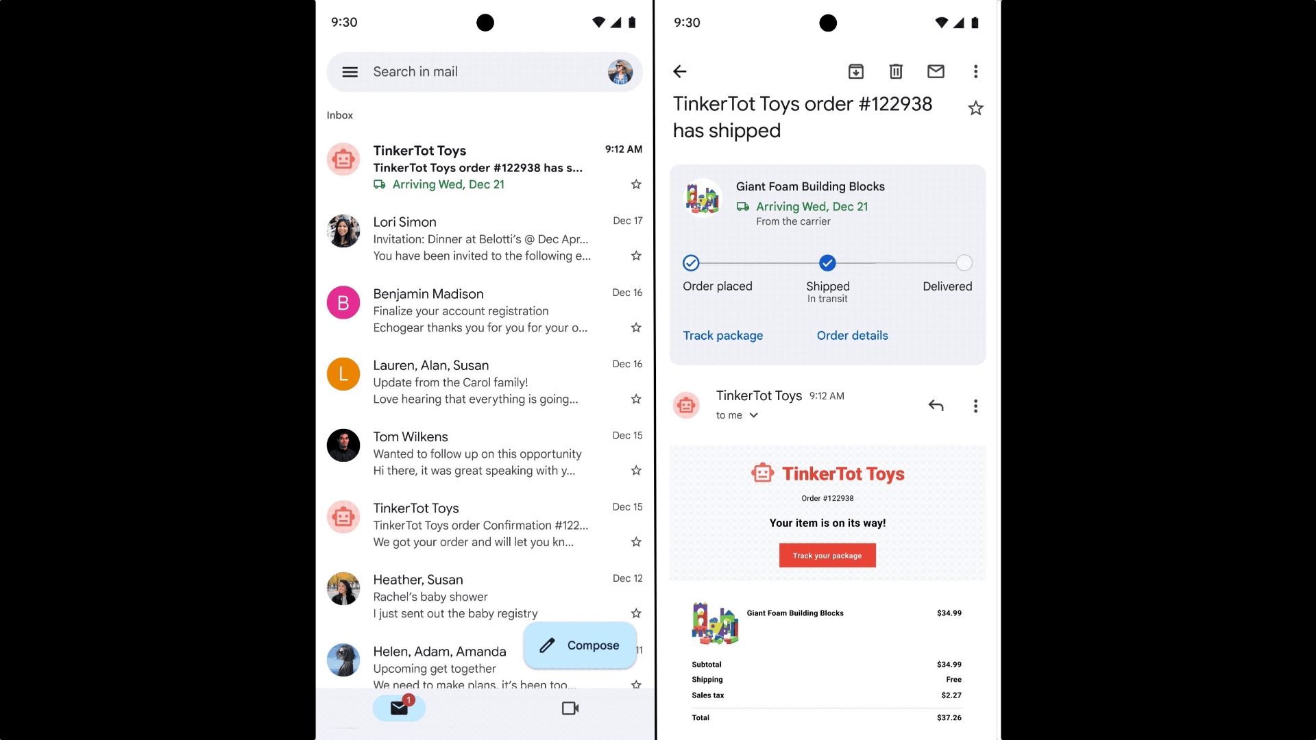Google Rolls Out Gmail App's New Package Tracking Feature - MacRumors
