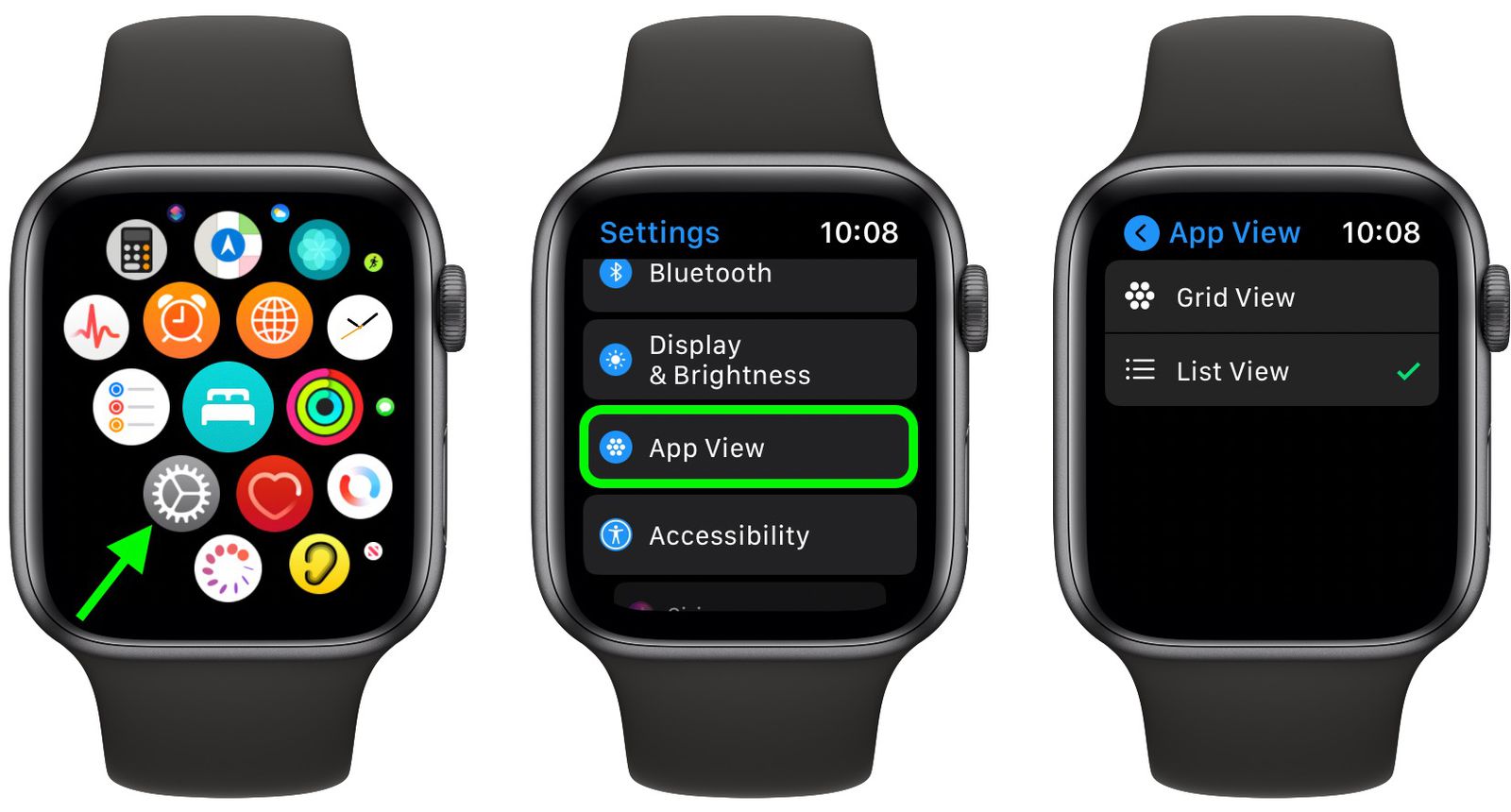 How to View Apps on Apple Watch as a List - MacRumors