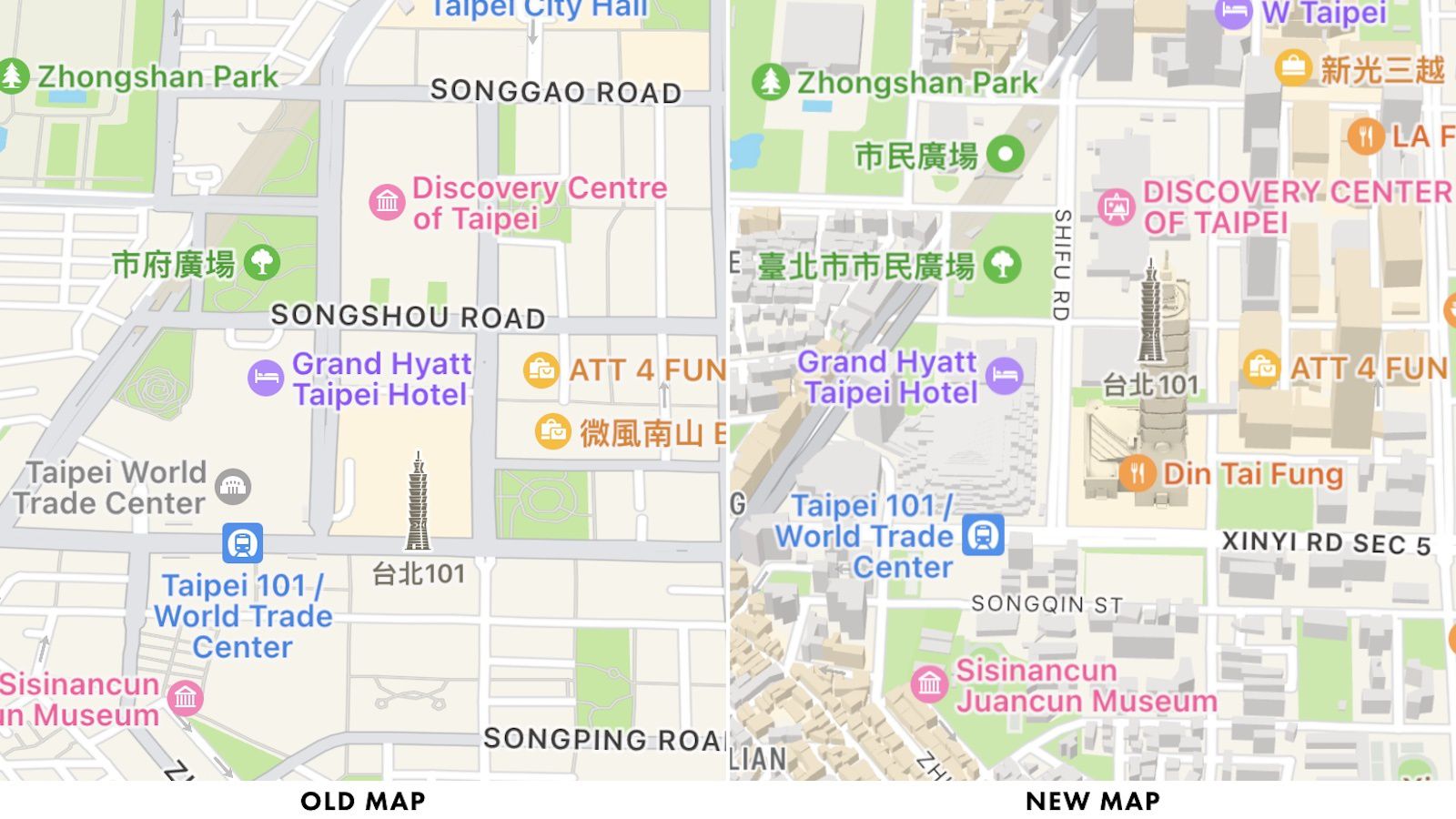 Apple Maps Redesign Now Rolling Out in Taiwan, Hong Kong, and Slovakia ...