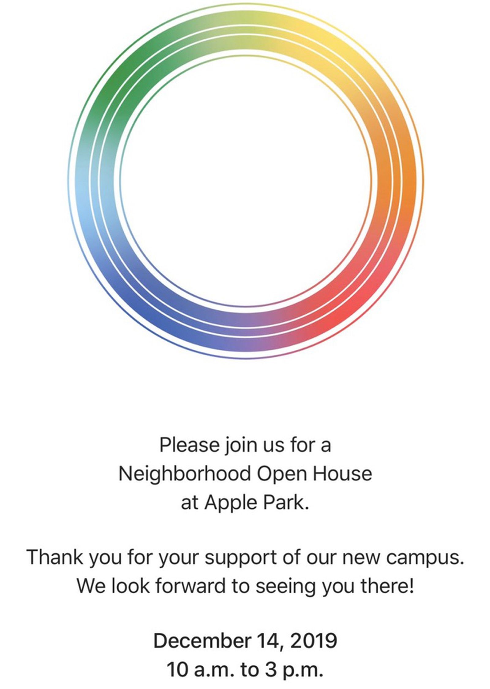 Apple Holding Apple Park Open House for Cupertino Residents, Collecting ...