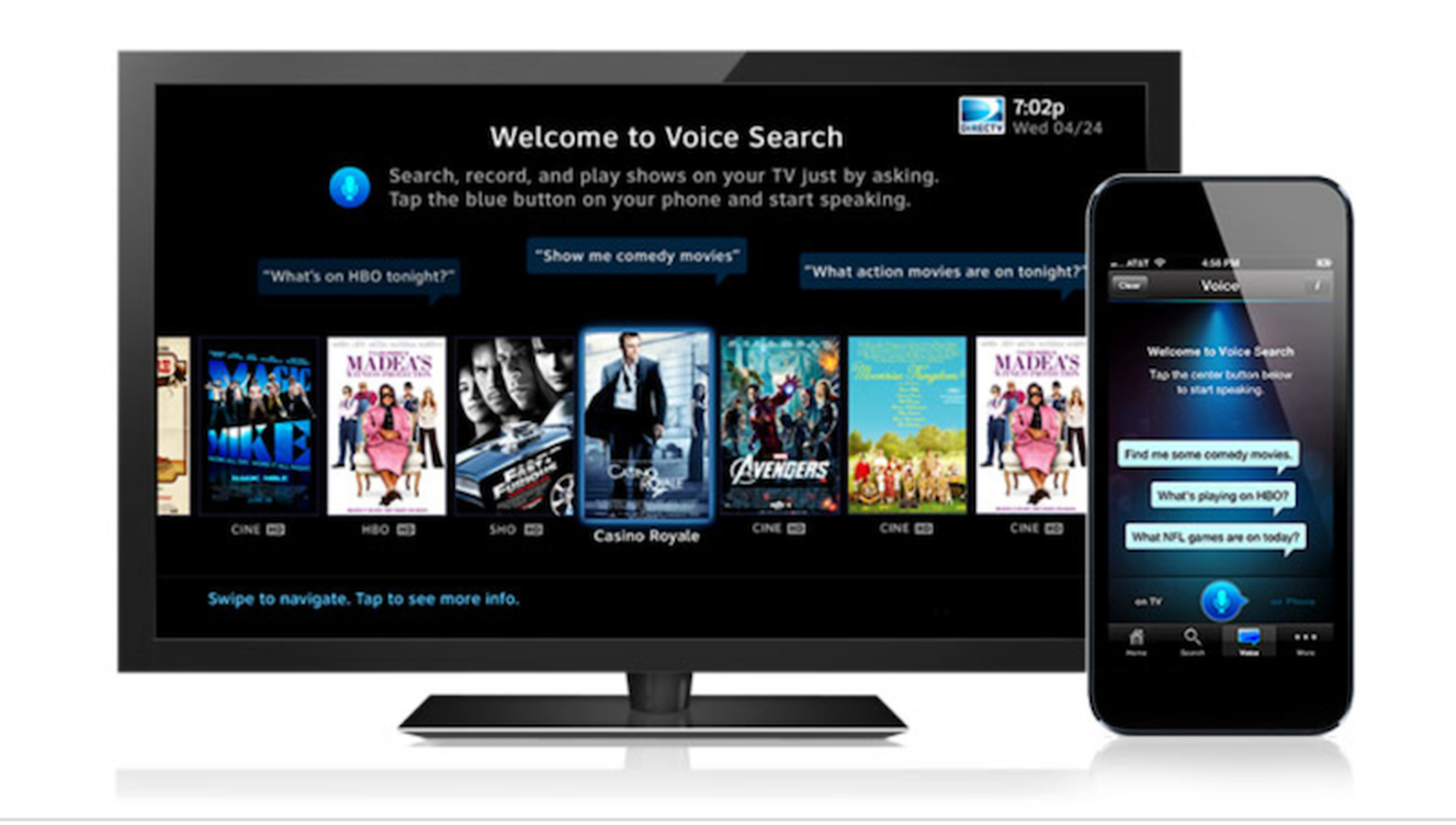 DirecTV Updates iPhone App With Voice Commands - MacRumors