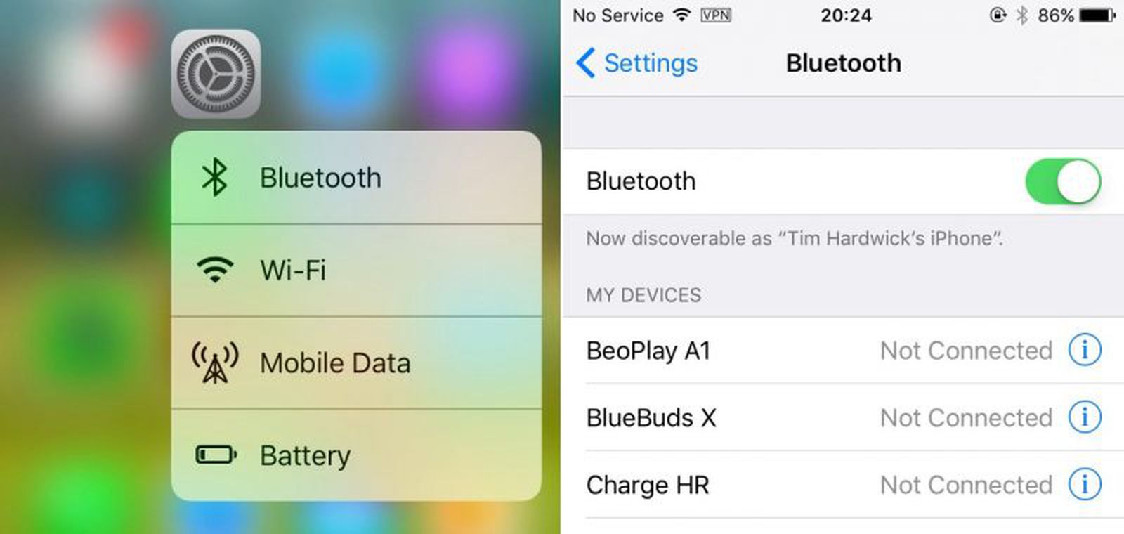 How to Use Native 3D Touch Actions in iOS 10 - MacRumors