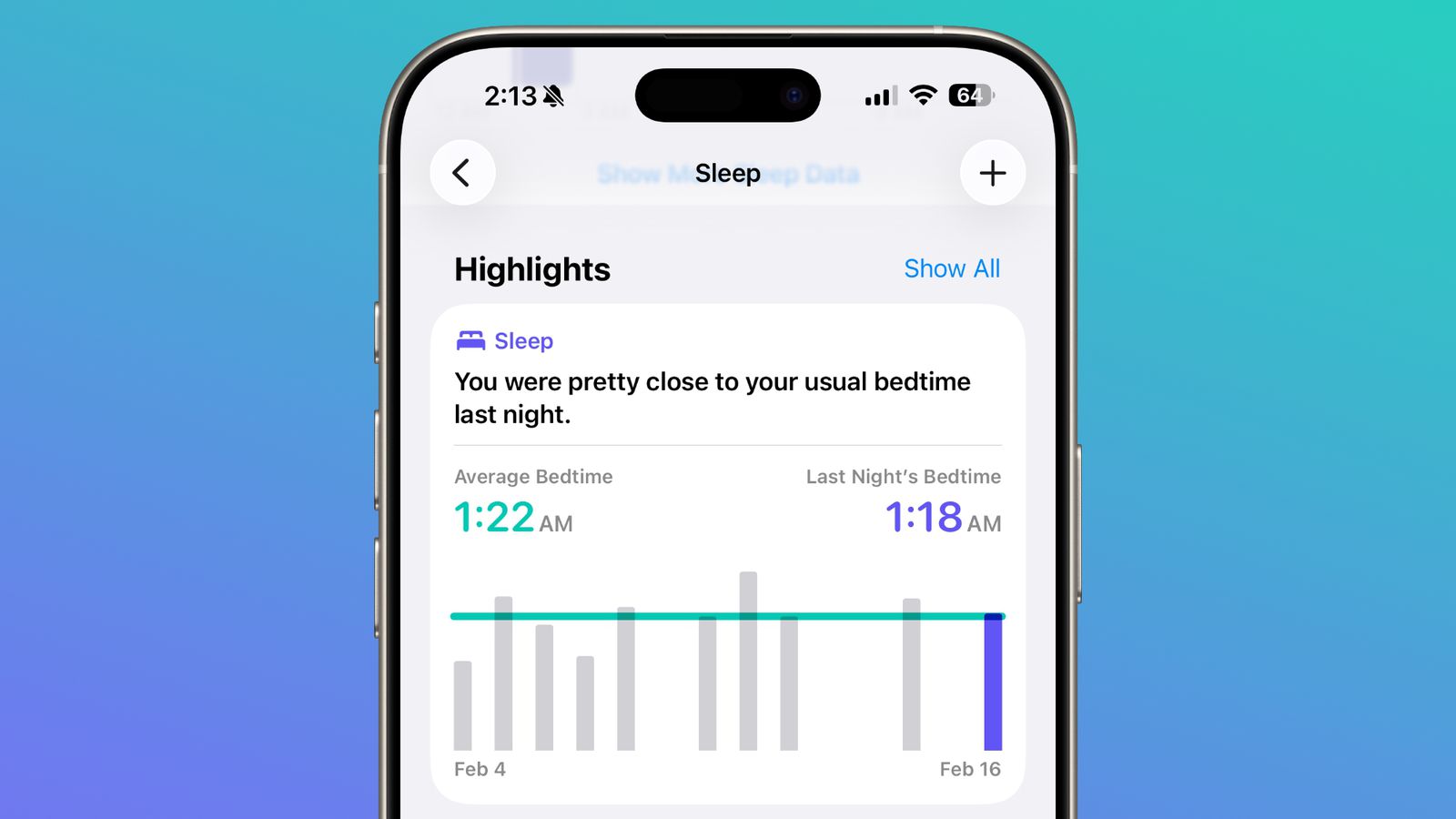 iOS 26.4 Adds Average Bedtime Metric and Restores Blood Oxygen to ...
