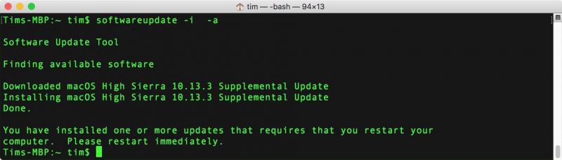 How to Update macOS Using a Simple Terminal Command - MacRumors
