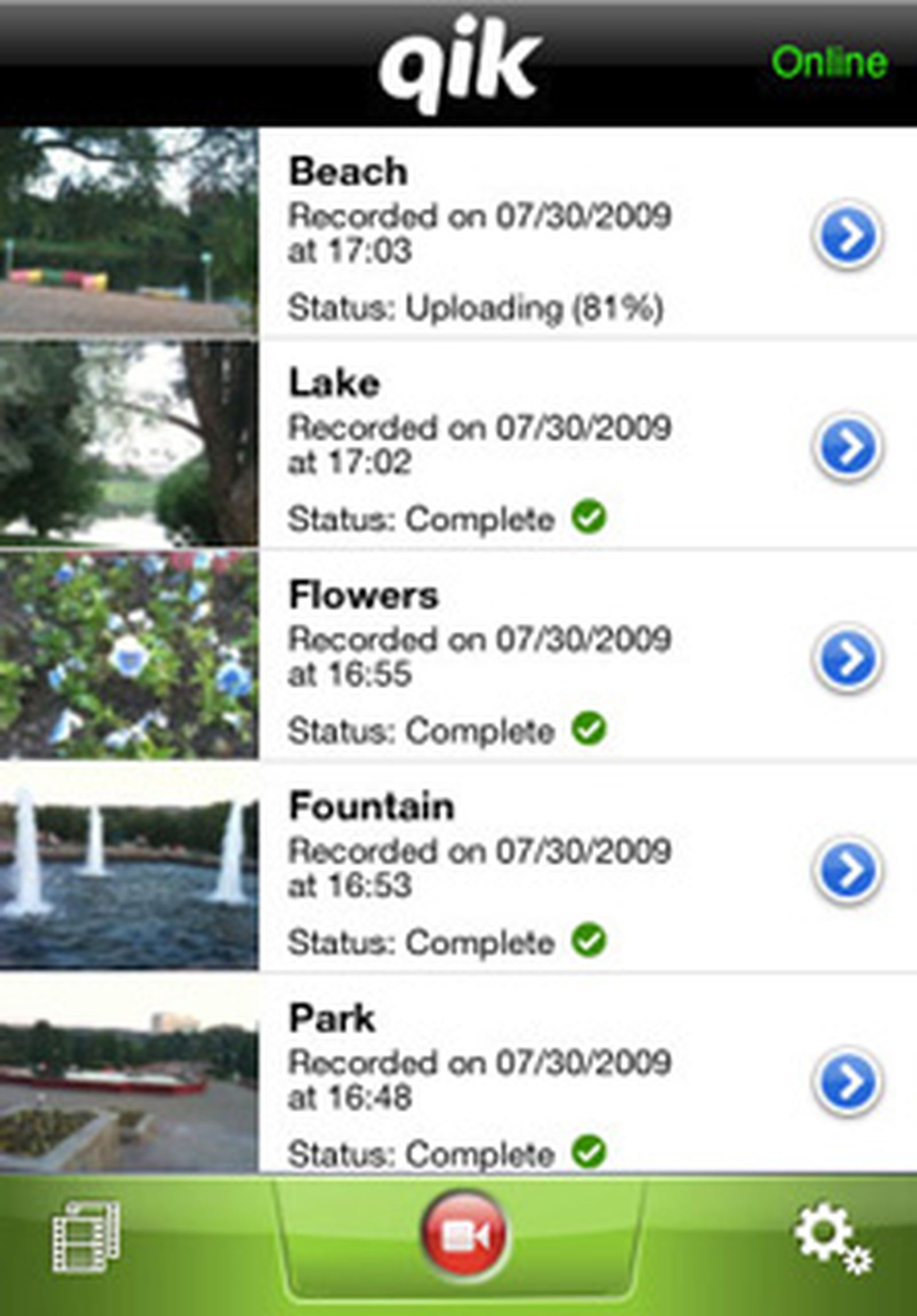 Qik Video Sharing App Now Available in App Store - MacRumors