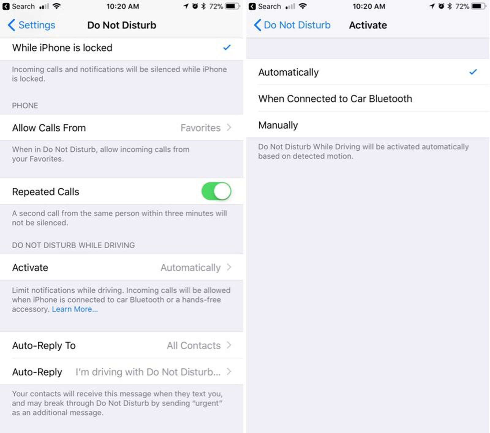 How to Use Do Not Disturb While Driving - MacRumors
