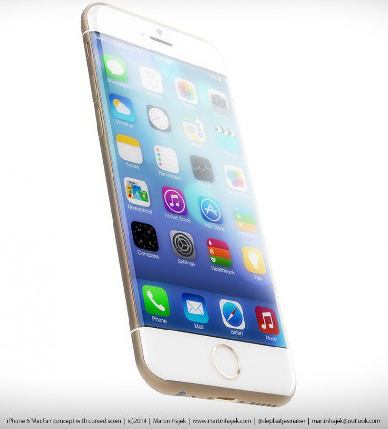 New iPhone 6 Renderings Highlight Curved Display, Rounded Corners ...