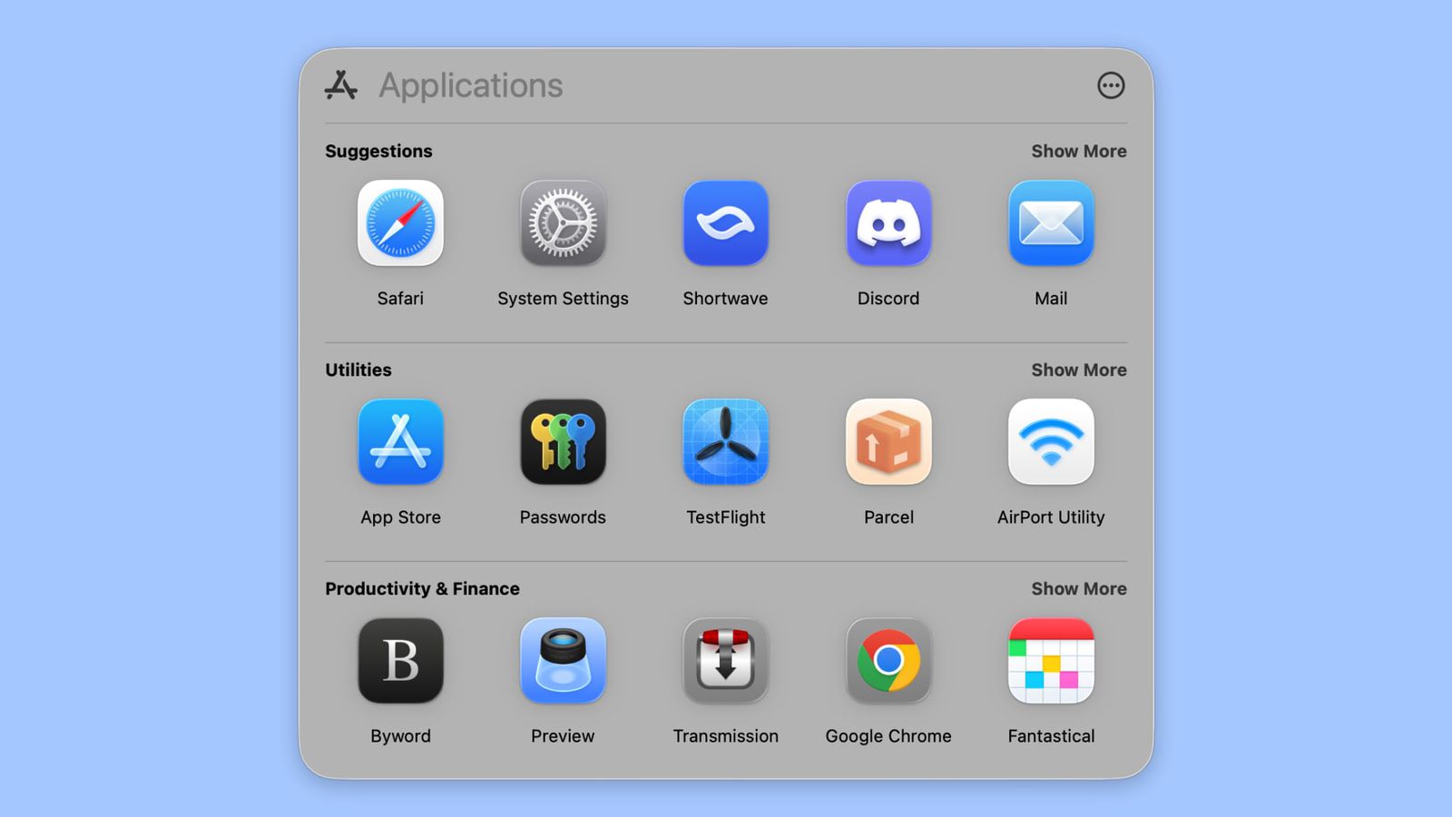 macOS Tahoe Transforms Launchpad Into App Library - MacRumors
