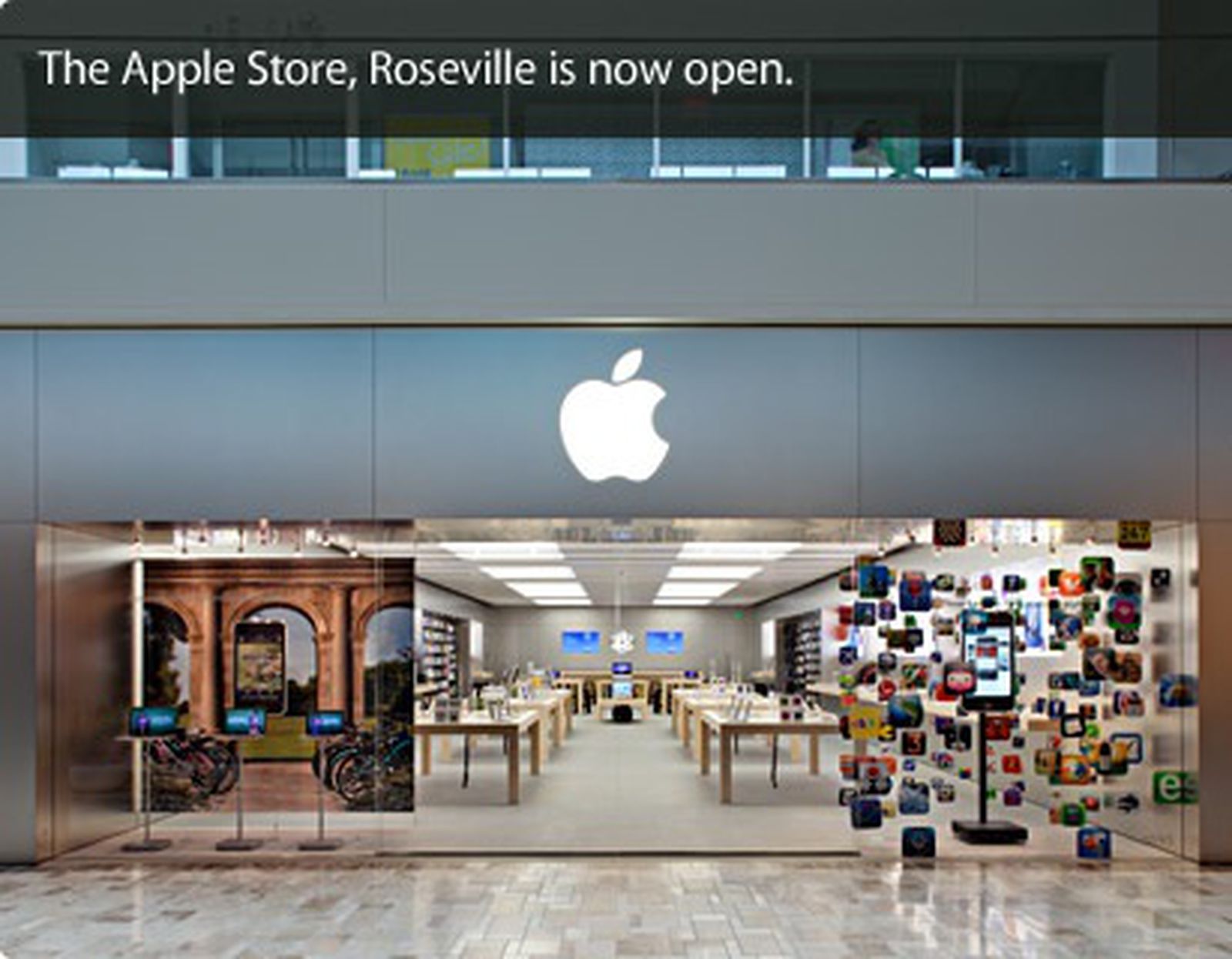 Roseville Galleria Apple Store Reopens After Mall Fire - MacRumors