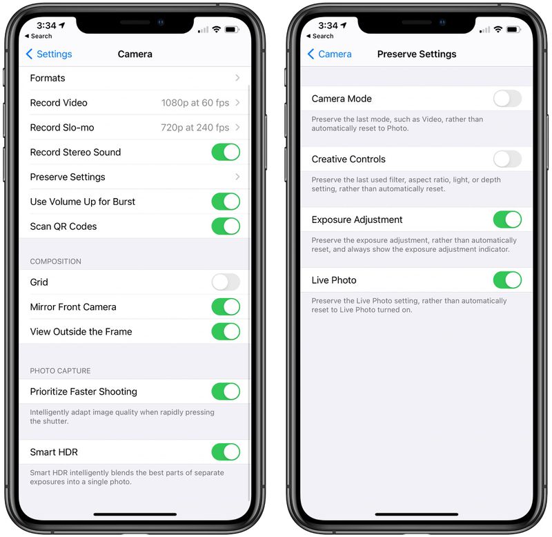 iOS 14 Photos and Camera: QuickTake Shortcut, Photo Captions, Mirrored ...