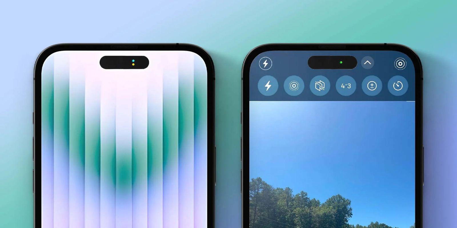 iPhone 14 Pro's Large Pill-Shaped Cutout Will Display Camera and ...