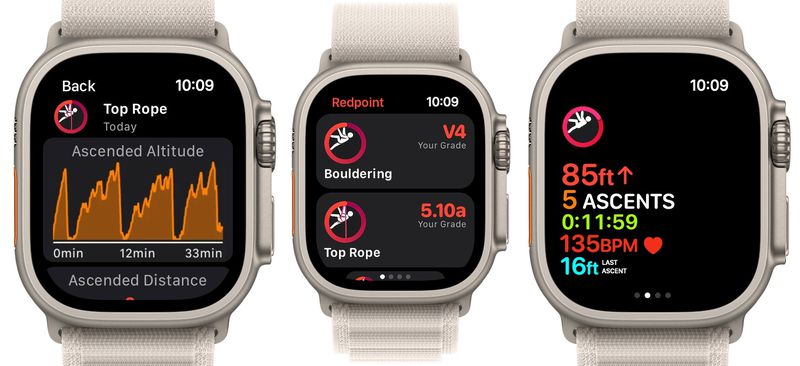 Popular Climbing App Redpoint Updated With Apple Watch Ultra Support ...