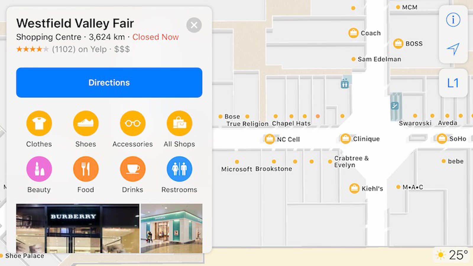 Apple's Indoor Maps for Airports and Shopping Malls in iOS 11 Slowly ...