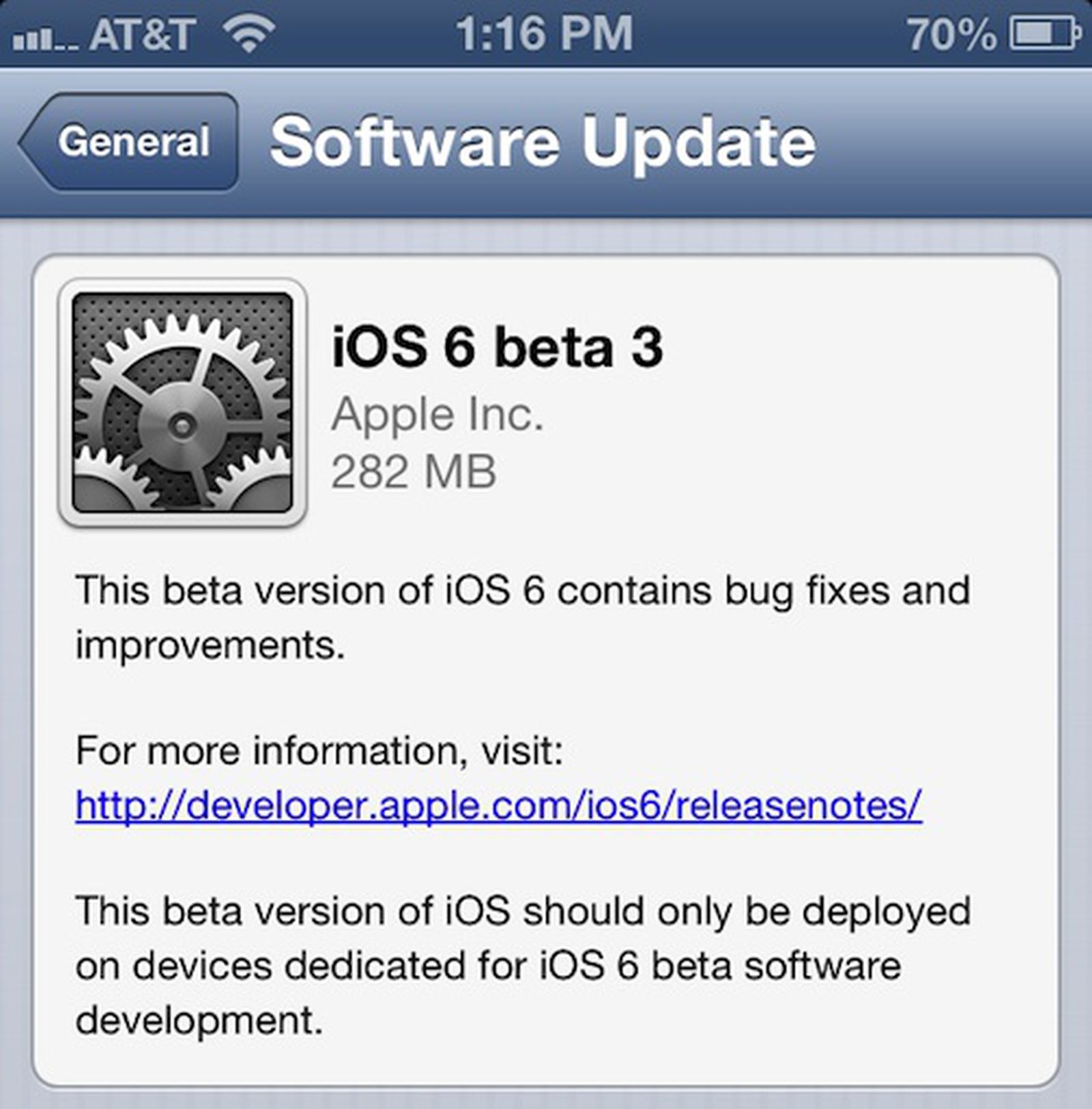 Apple Seeds iOS 6 Beta 4 to Developers - MacRumors