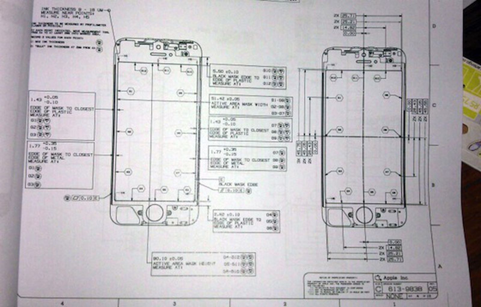 Schematic Purportedly Shows Next-Generation iPhone Front Panel Design ...