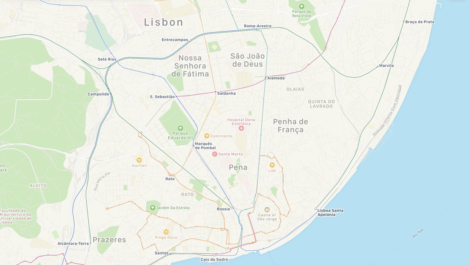 Apple Maps Expands Public Transit Information and 3D View in Portugal ...